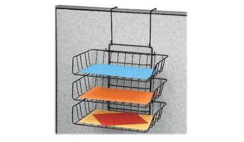 Hang a Wire Paper Tray on your Cubicle Wall - Workspace Bliss