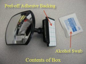 Watch your Back with a Rear View Cubicle Mirror - Workspace Bliss