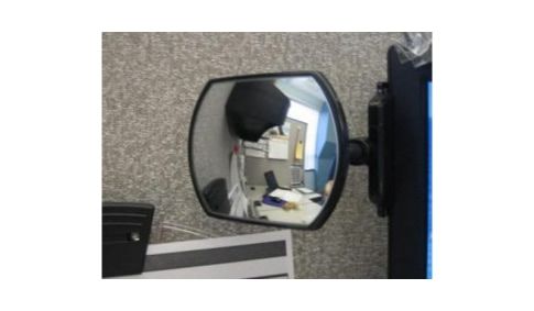 Watch your Back with a Rear View Cubicle Mirror