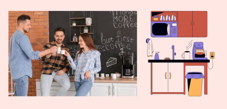 How to Create an Office Coffee Corner and Tea Corner