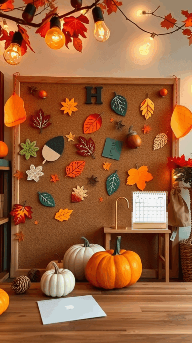 19 Fall Desk Decor Ideas for Cozy Autumn Vibes in Your Workspace